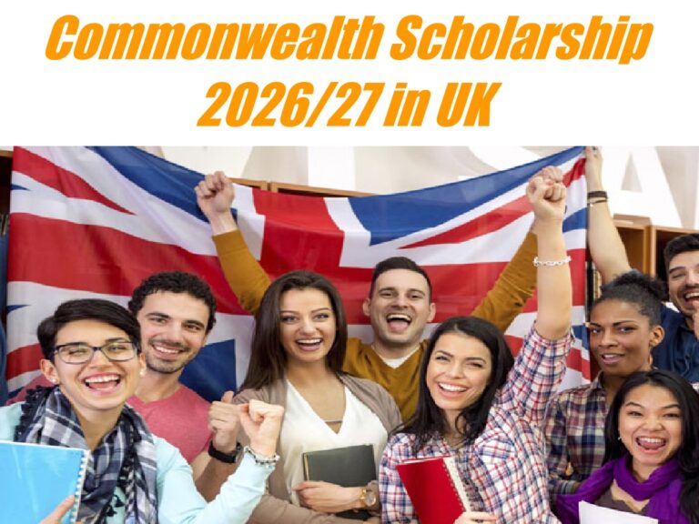 Commonwealth Scholarship 2026/27 in UK (Masters, PhD ...